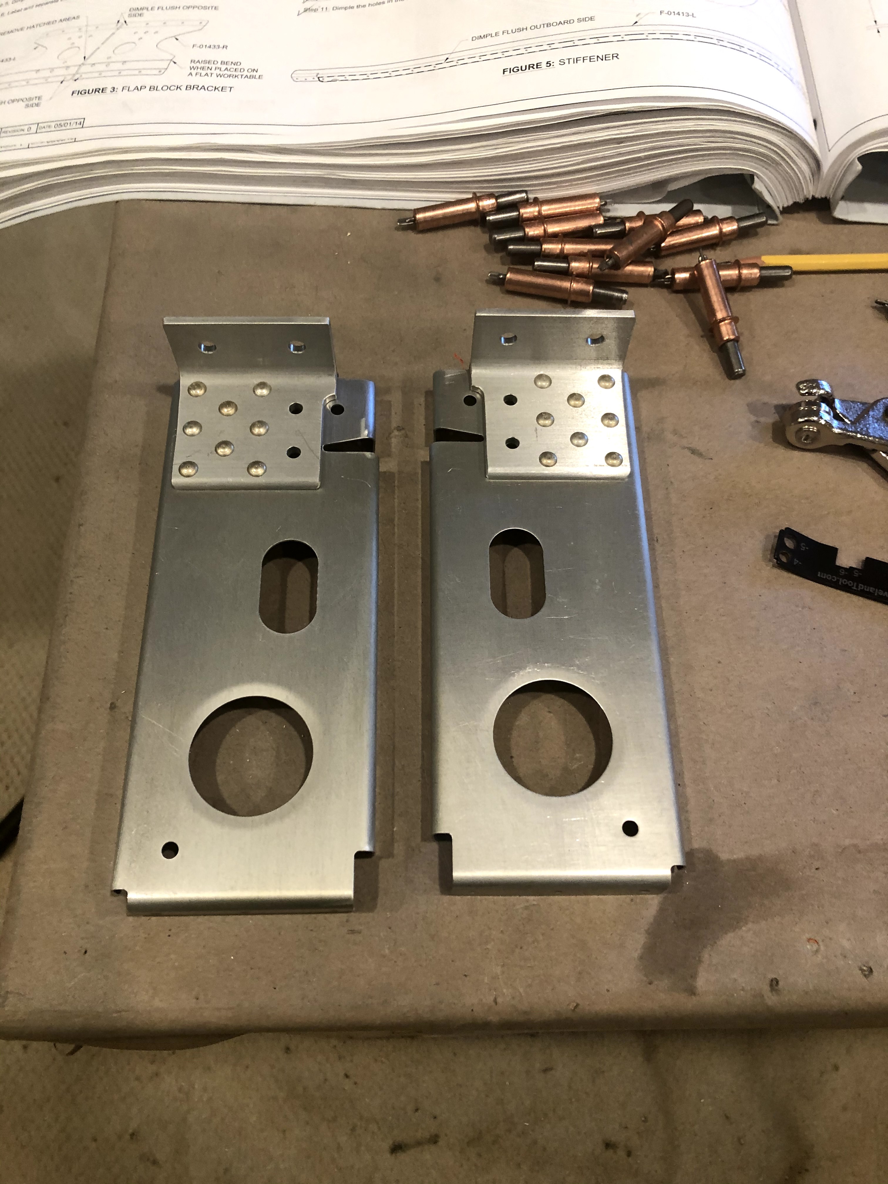 Dimpling, Countersinking, and Assembly continues – Ron's RV-14A Build Log