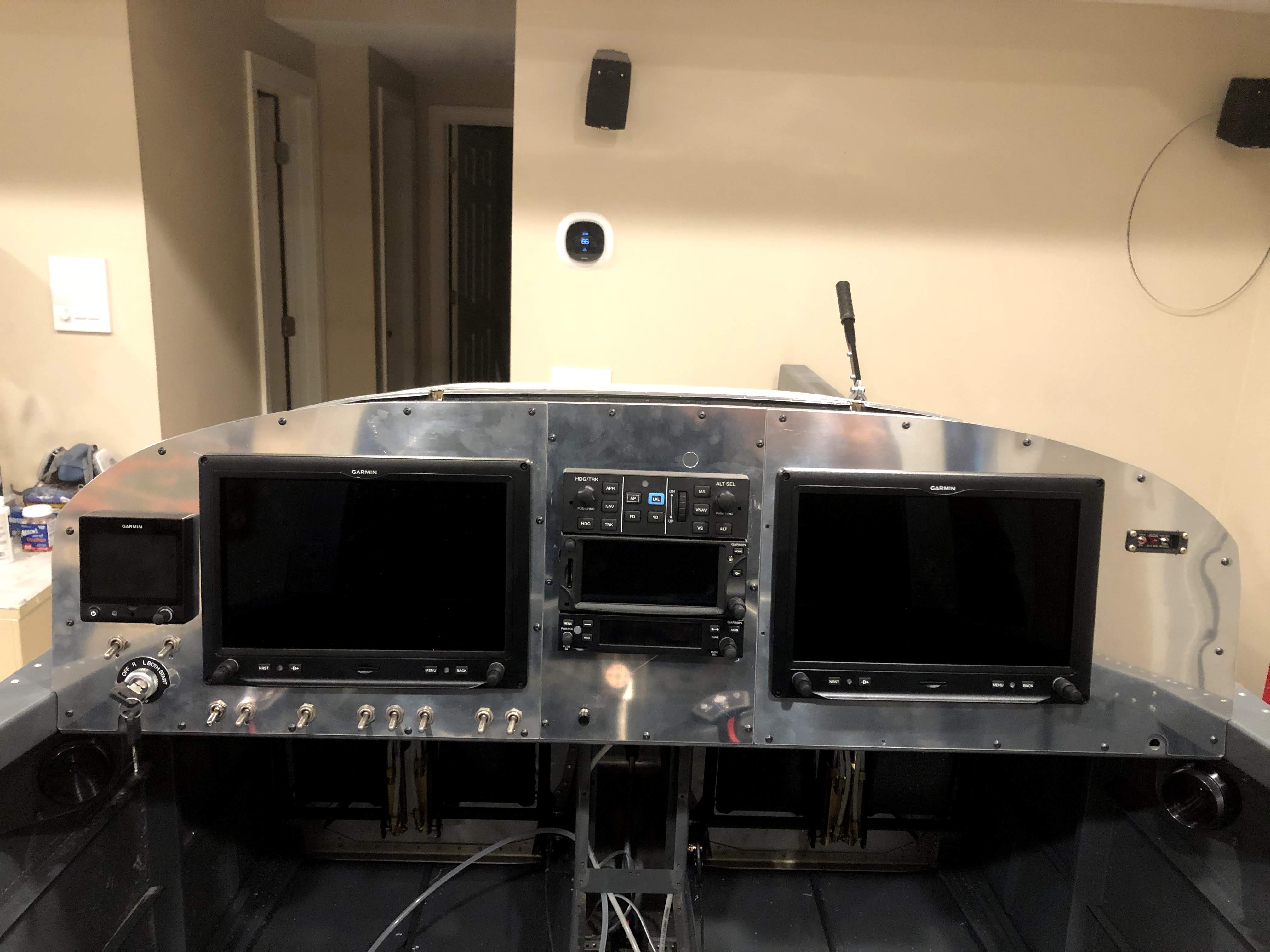 Cut the co-pilot-side panel – Ron's RV-14A Build Log